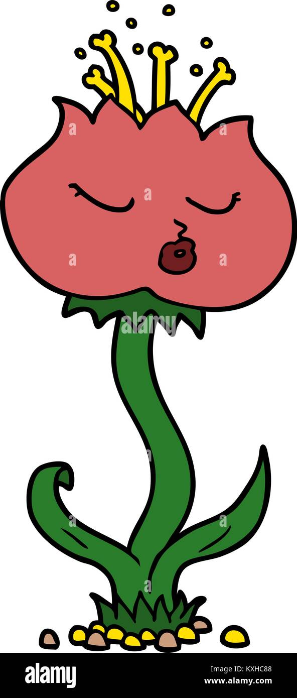 cute cartoon flower Stock Vector Image & Art - Alamy