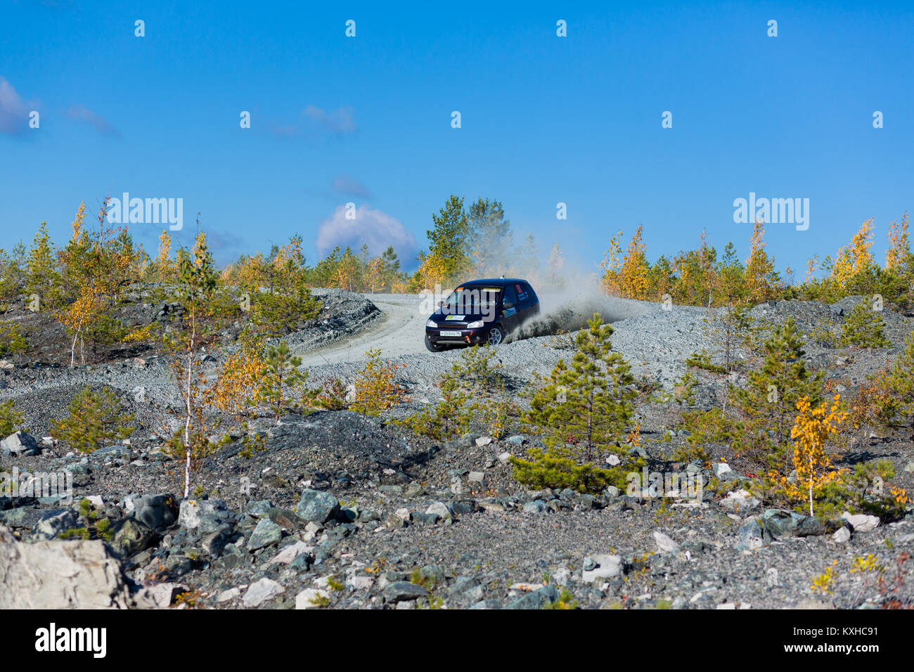 Asbestos, Russia, September 17, 2017 - 16th stage of Russian Cup 2017 ...