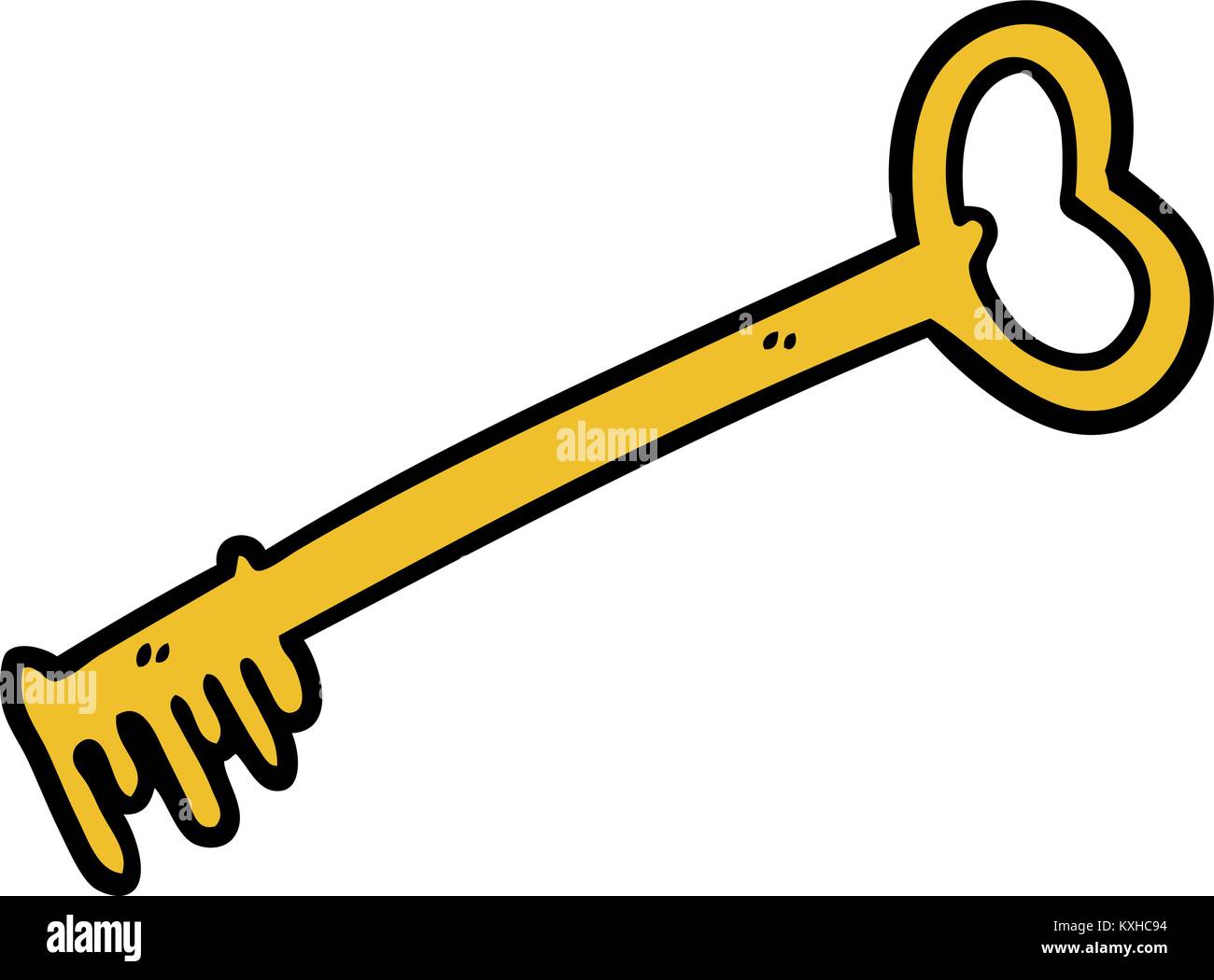 cartoon fancy old key Stock Vector Image & Art - Alamy