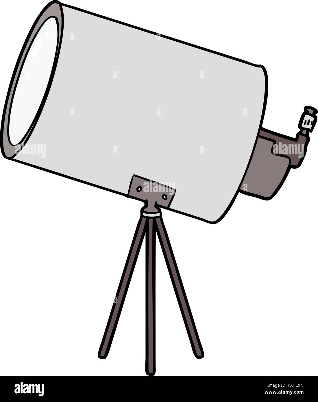 cartoon big telescope Stock Vector Image & Art - Alamy