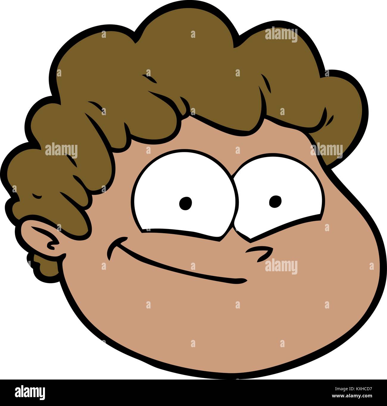 cartoon male face Stock Vector Image & Art - Alamy