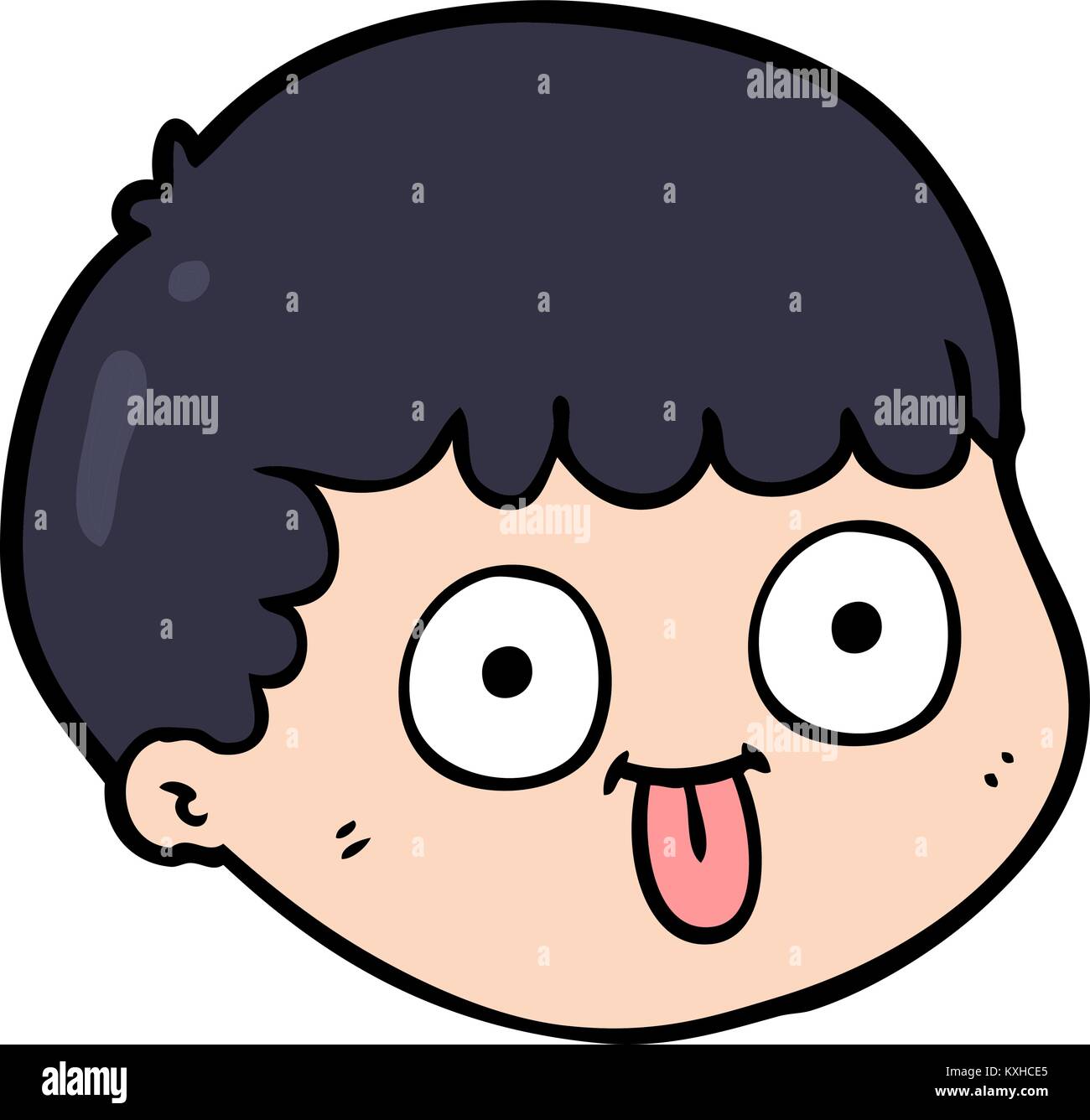 cartoon male face Stock Vector Image & Art - Alamy