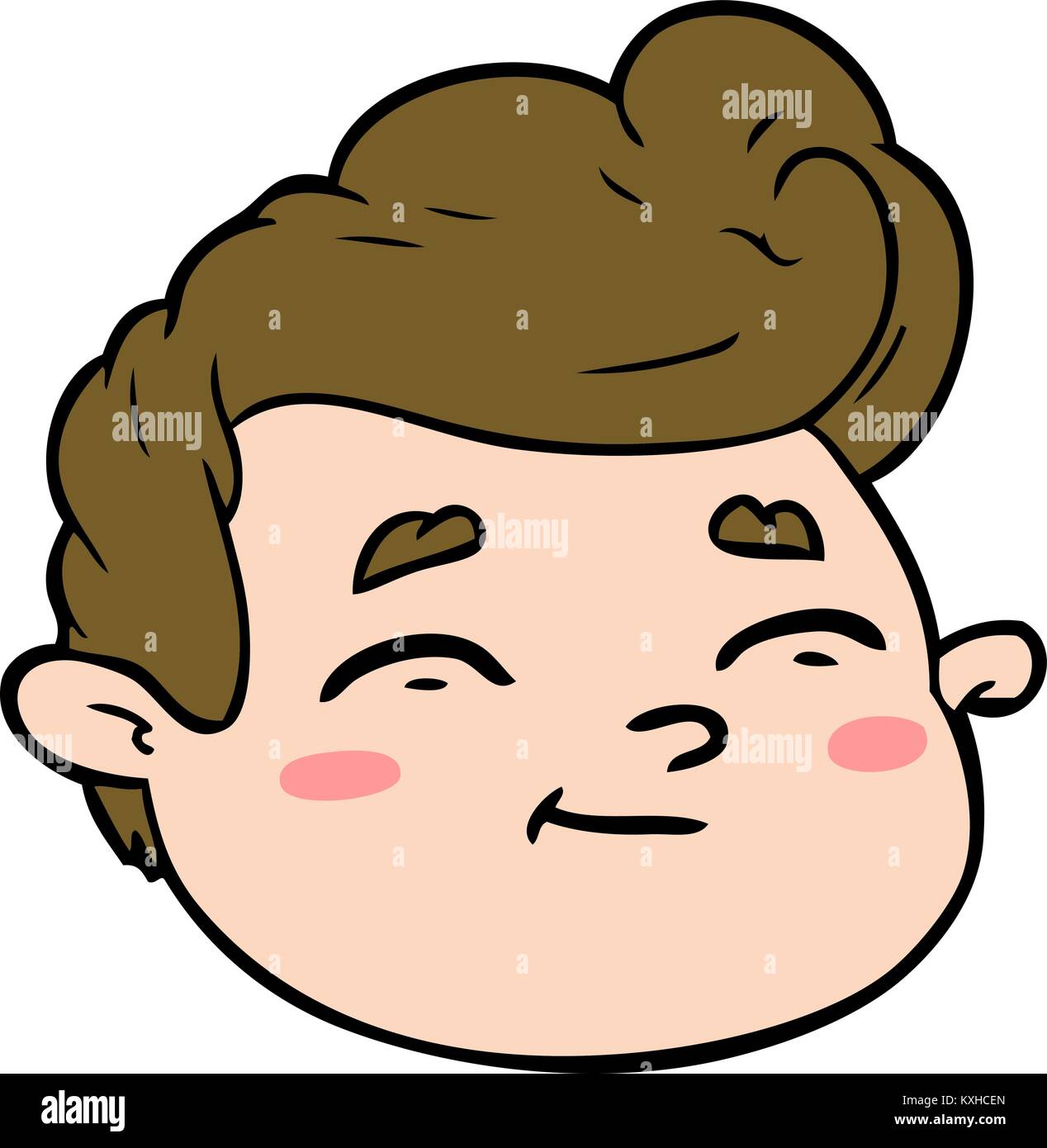 cartoon male face Stock Vector Image & Art - Alamy