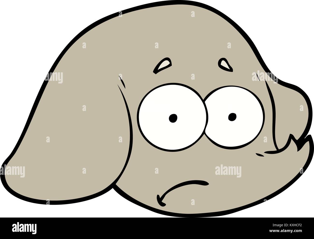 cartoon elephant face Stock Vector Image & Art - Alamy