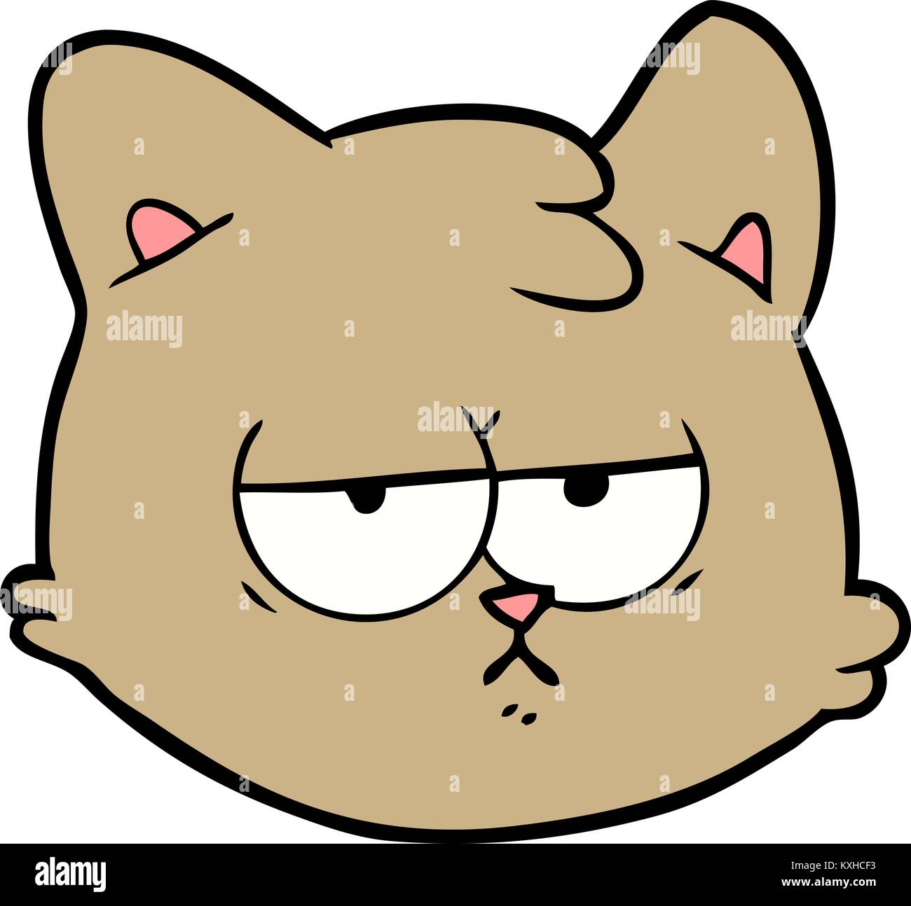 cartoon cat face Stock Vector Image & Art - Alamy