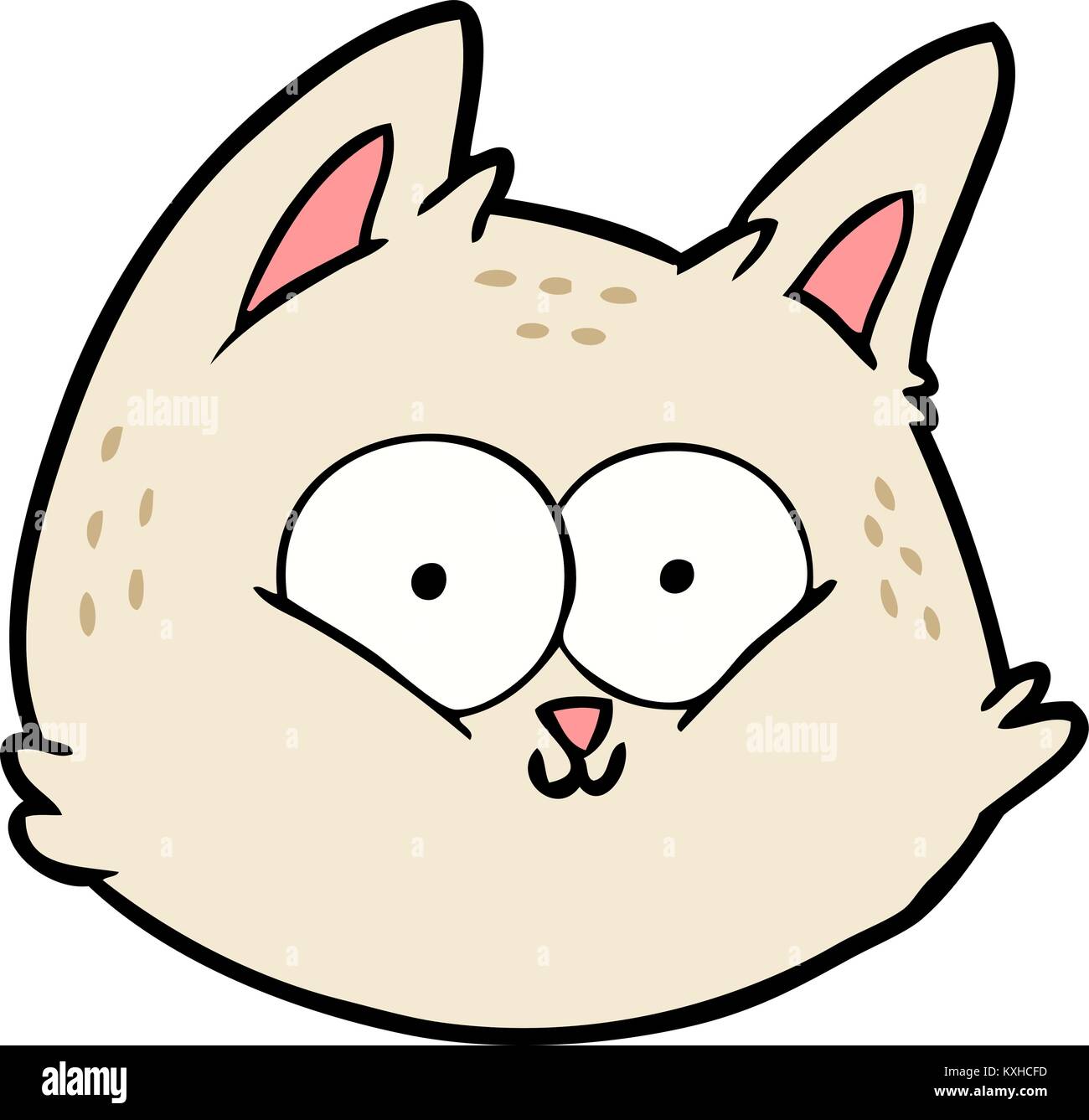 cartoon cat face Stock Vector Image & Art - Alamy