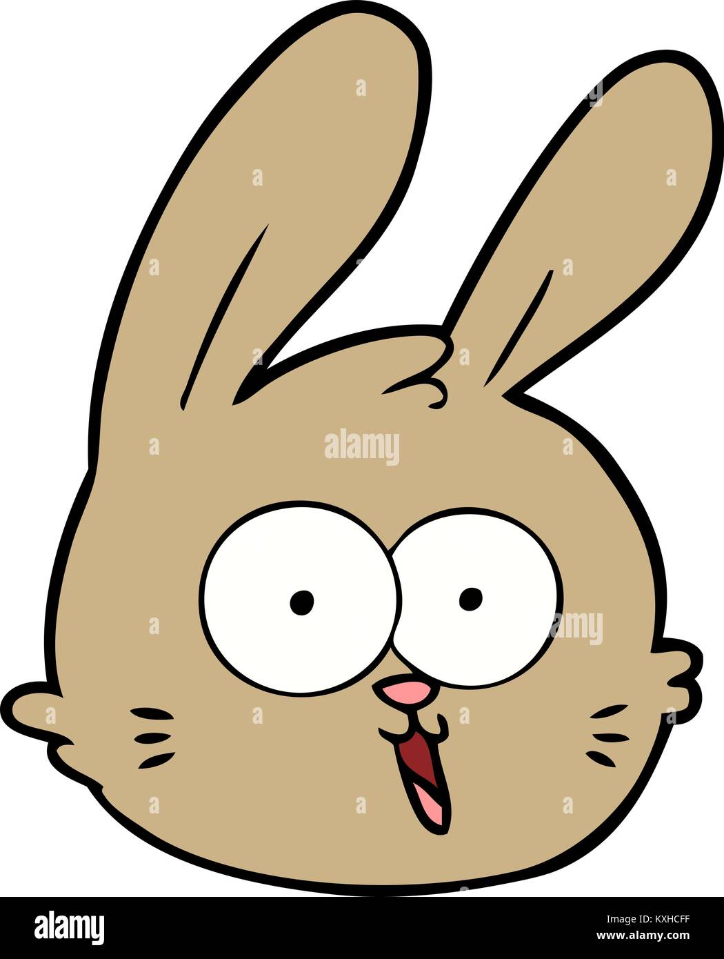 cartoon rabbit face Stock Vector Image & Art - Alamy
