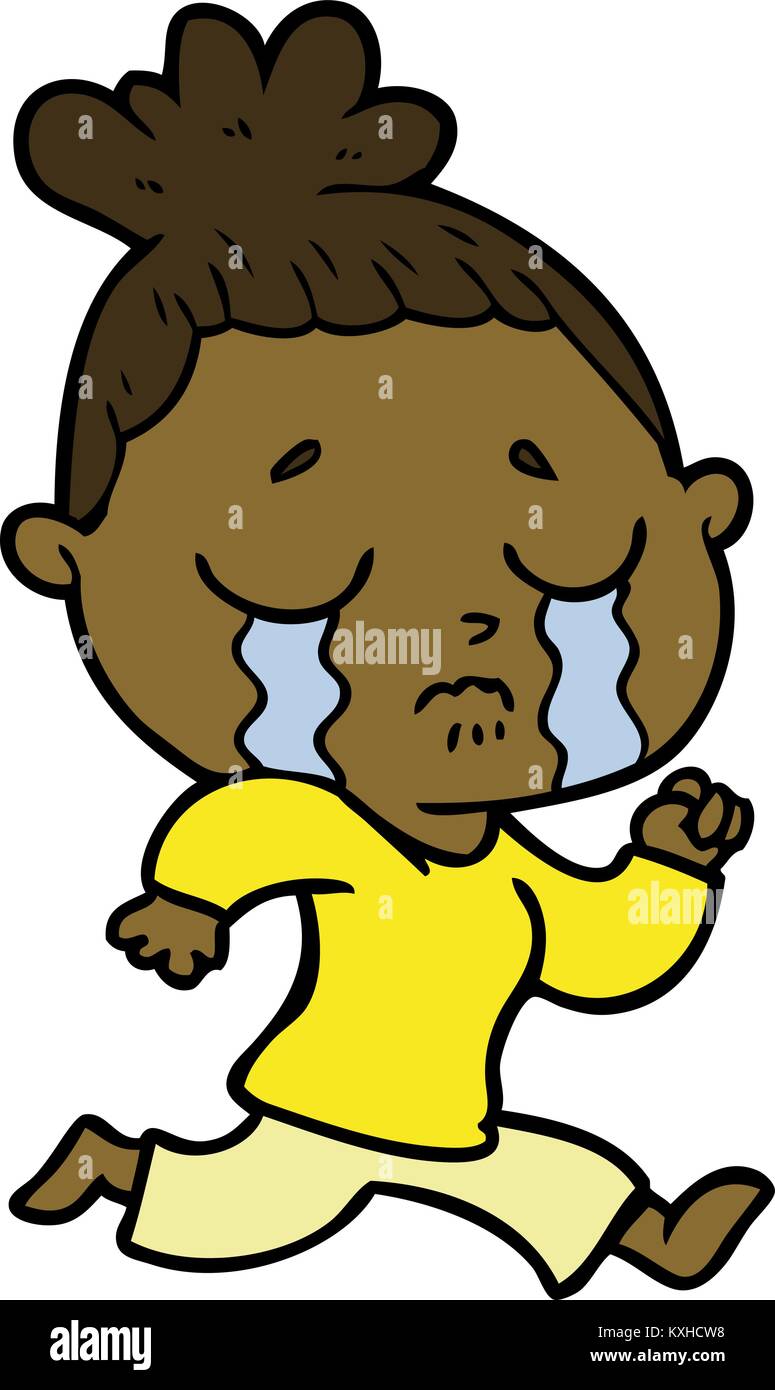 cartoon crying woman Stock Vector Image & Art - Alamy