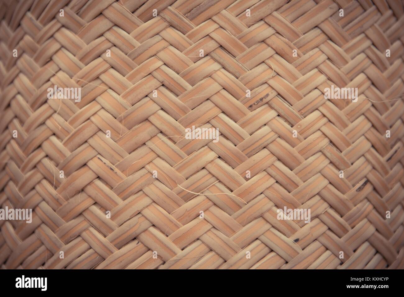 Handcraft bamboo basket weave texture and background Stock Photo - Alamy