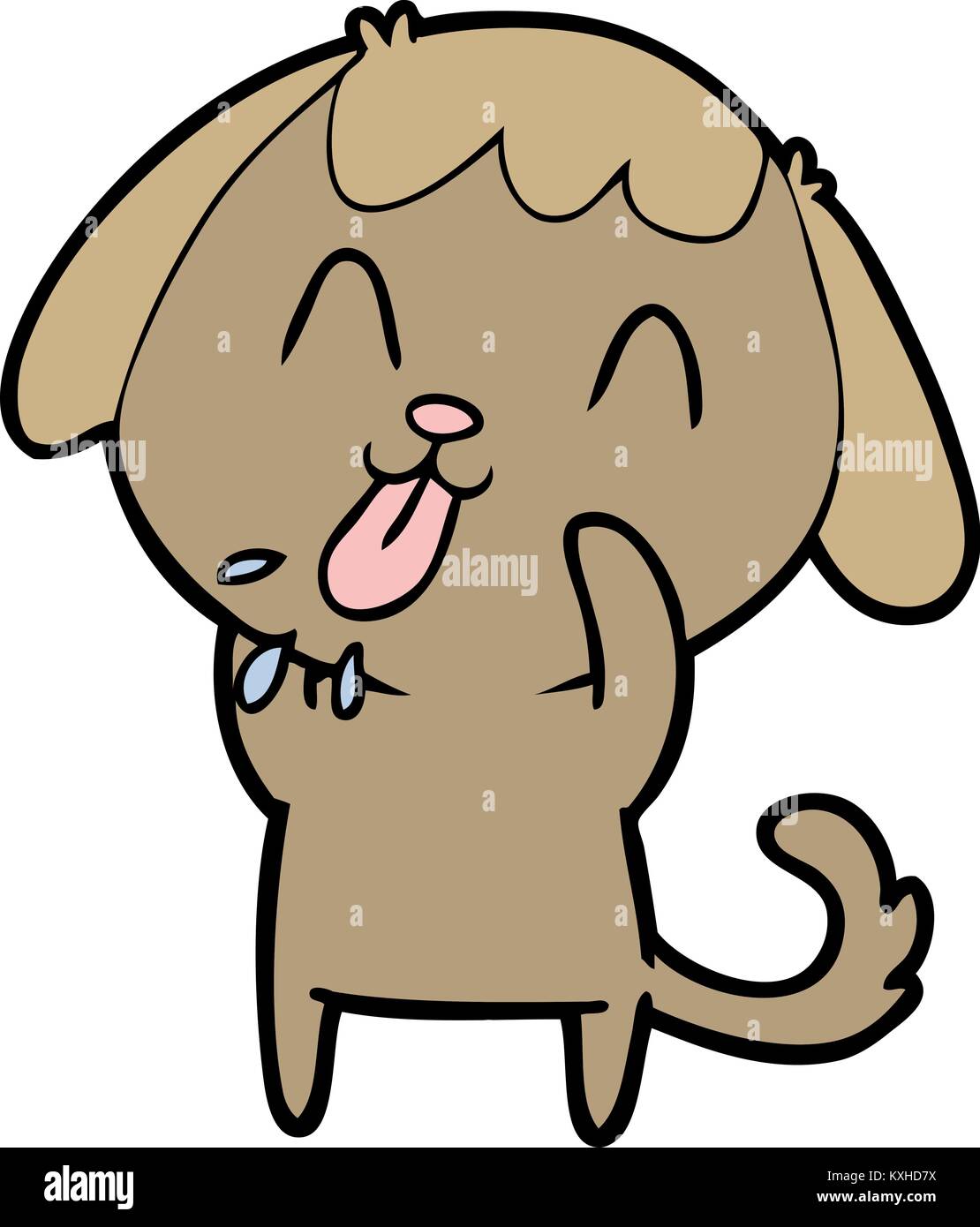 rude dog cartoon Stock Vector Image & Art - Alamy