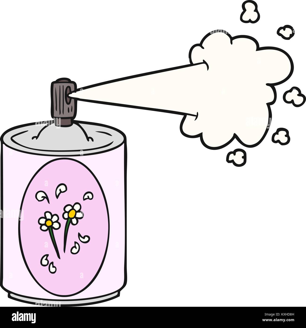 cartoon aerosol freshener spray can Stock Vector Image & Art - Alamy