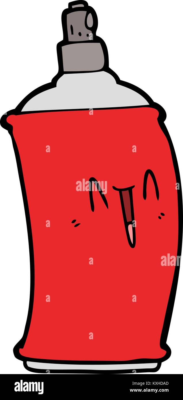 cartoon happy spray can Stock Vector Image & Art - Alamy
