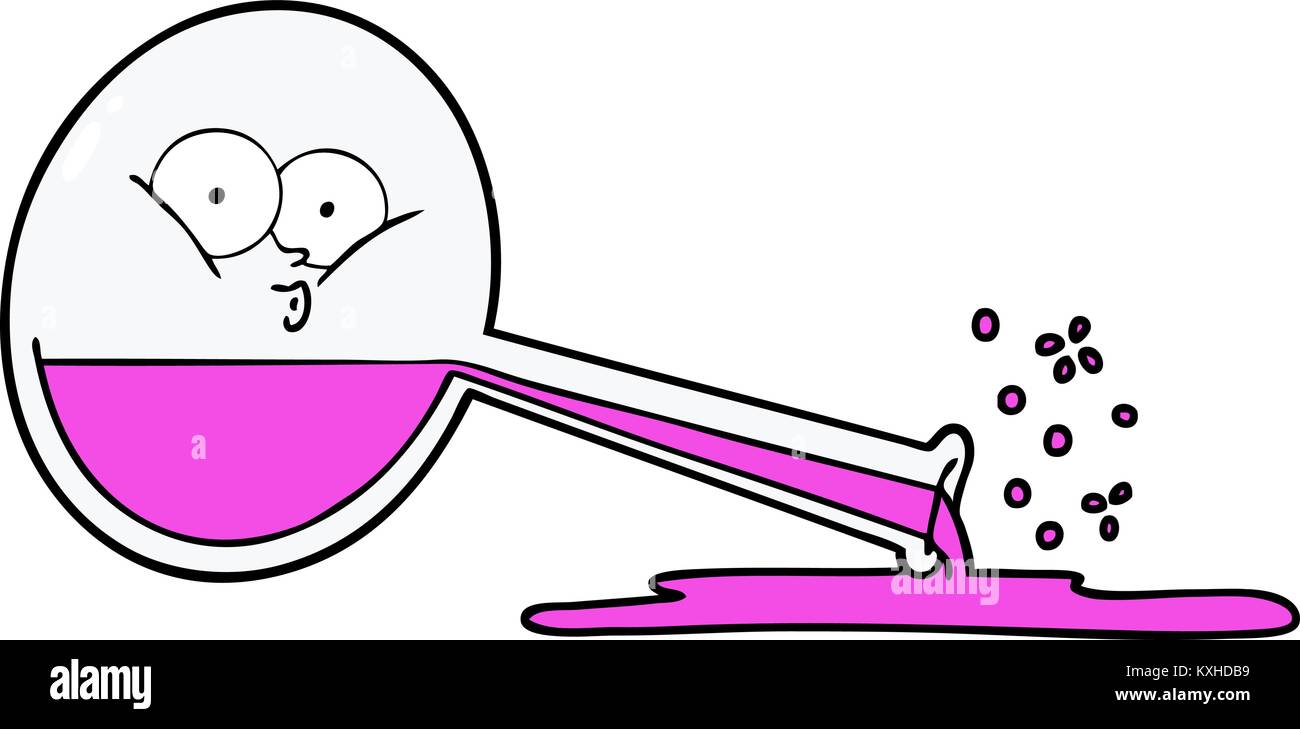 Freehand drawn cartoon spilled chemicals hi-res stock photography and ...