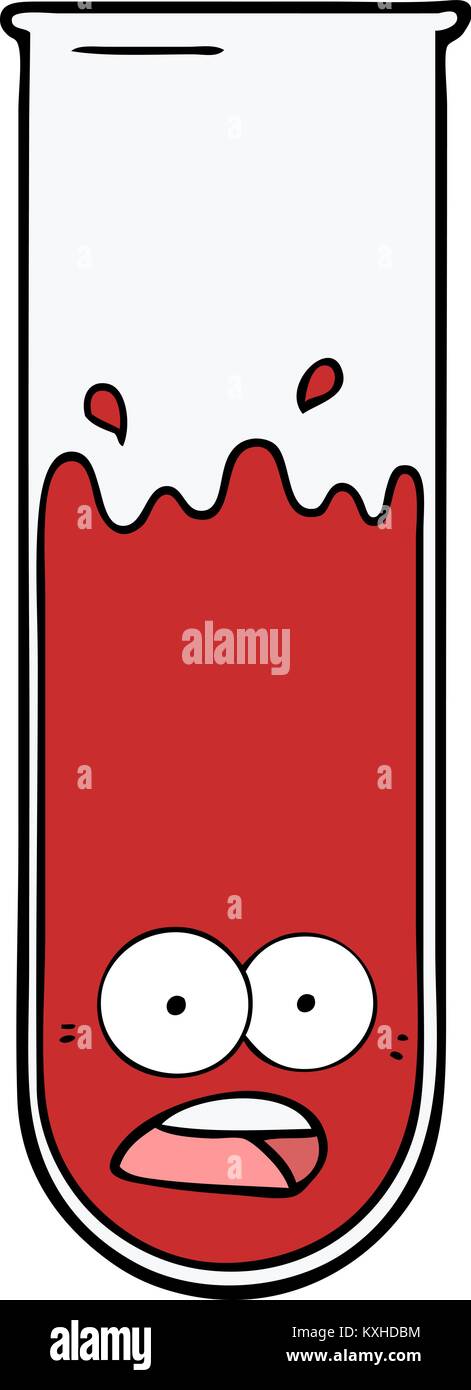 cartoon test tube Stock Vector Image & Art - Alamy