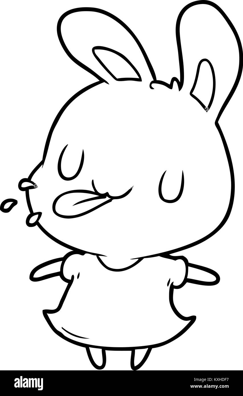 Cartoon Raspberry Blowing