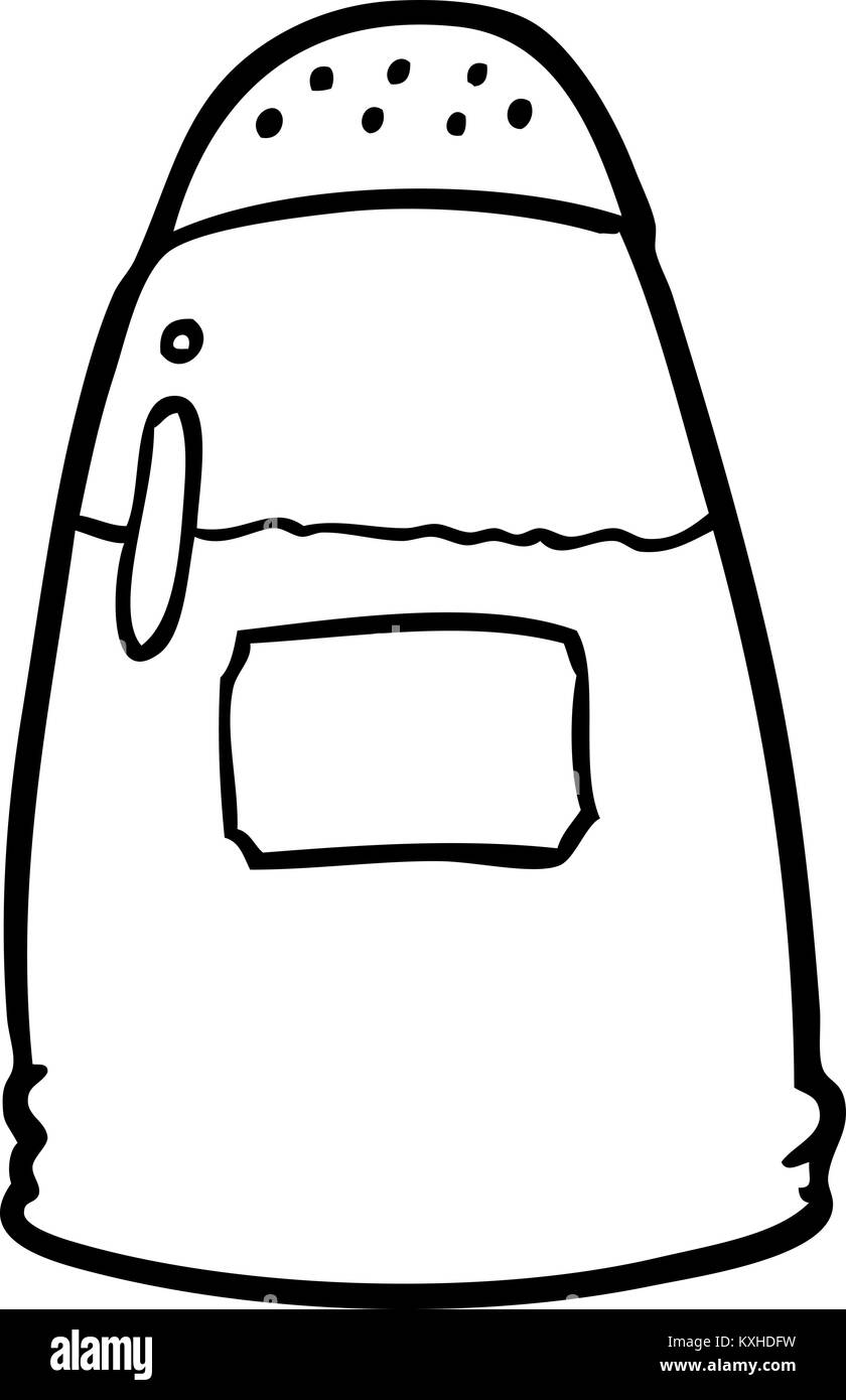line drawing of a salt shaker Stock Vector Image & Art - Alamy