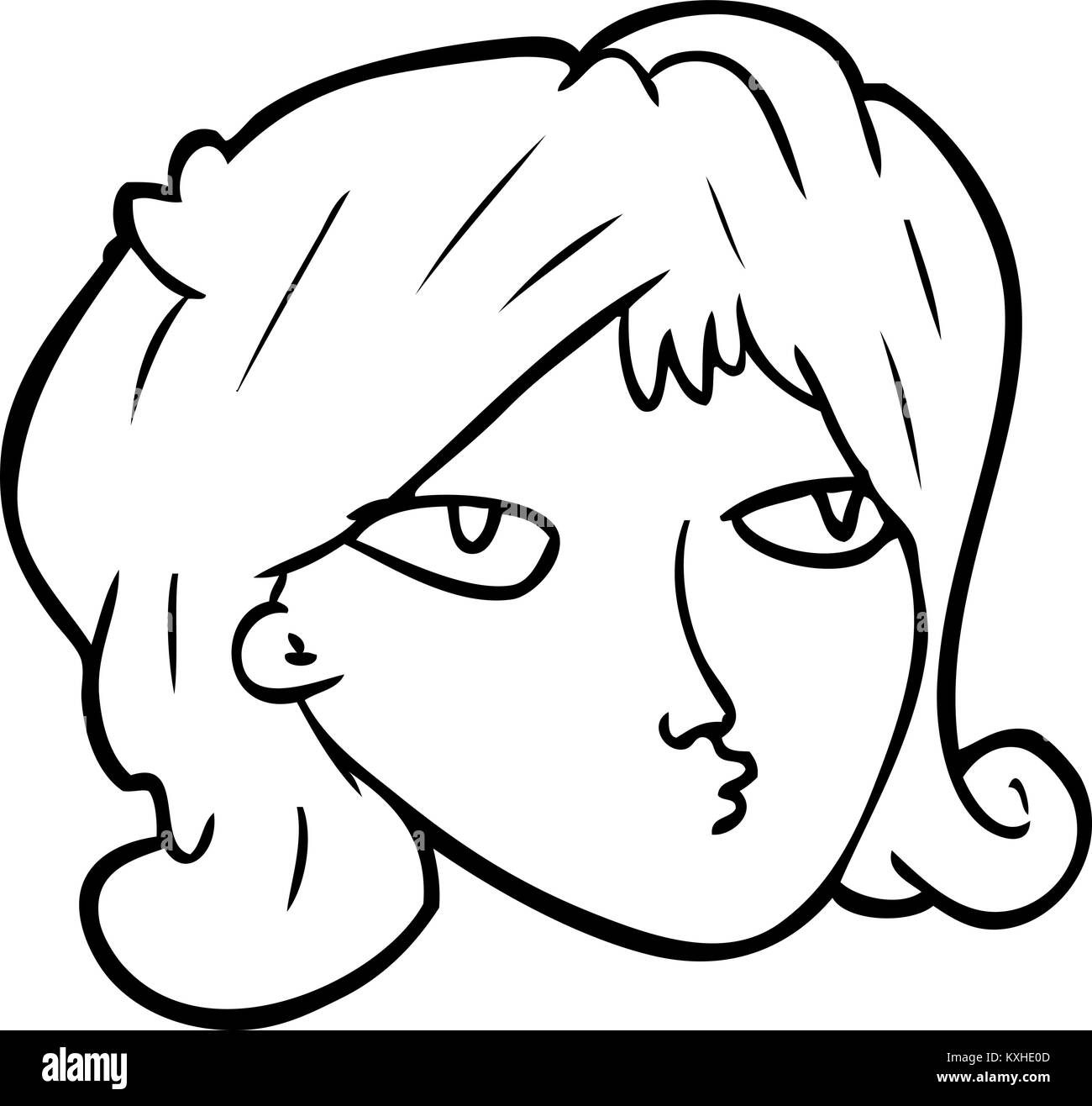 line drawing of a woman Stock Vector Image & Art - Alamy