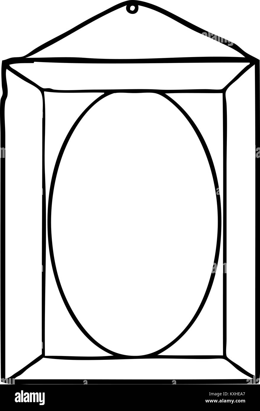 line drawing of a picture frame Stock Vector Image & Art - Alamy