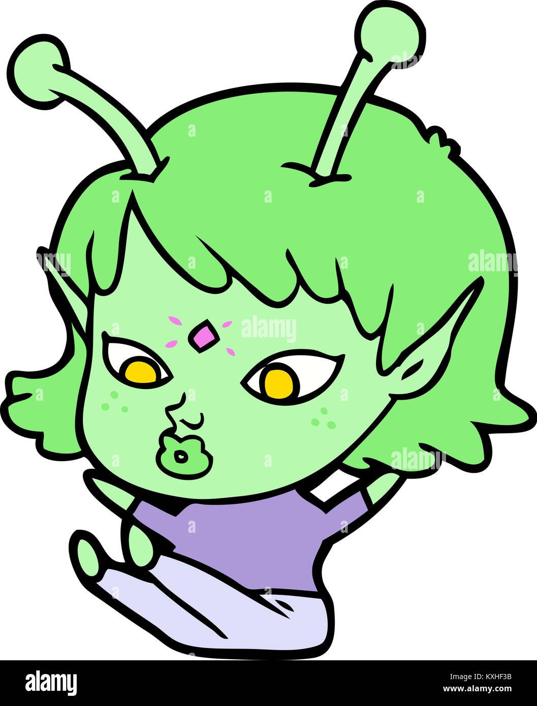 Girl Alien Cartoon Characters