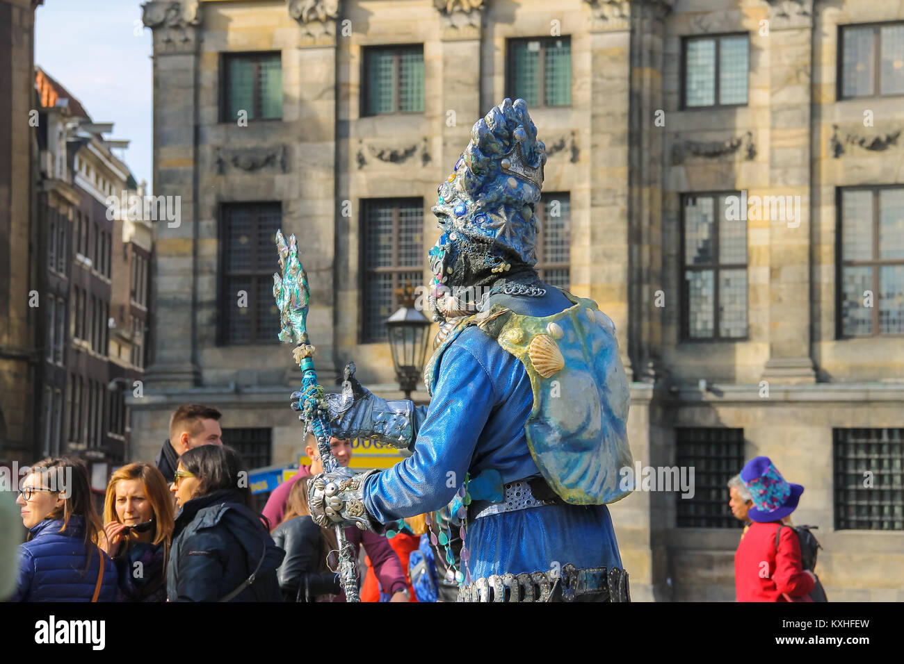 Human statue amsterdam hi-res stock photography and images - Alamy