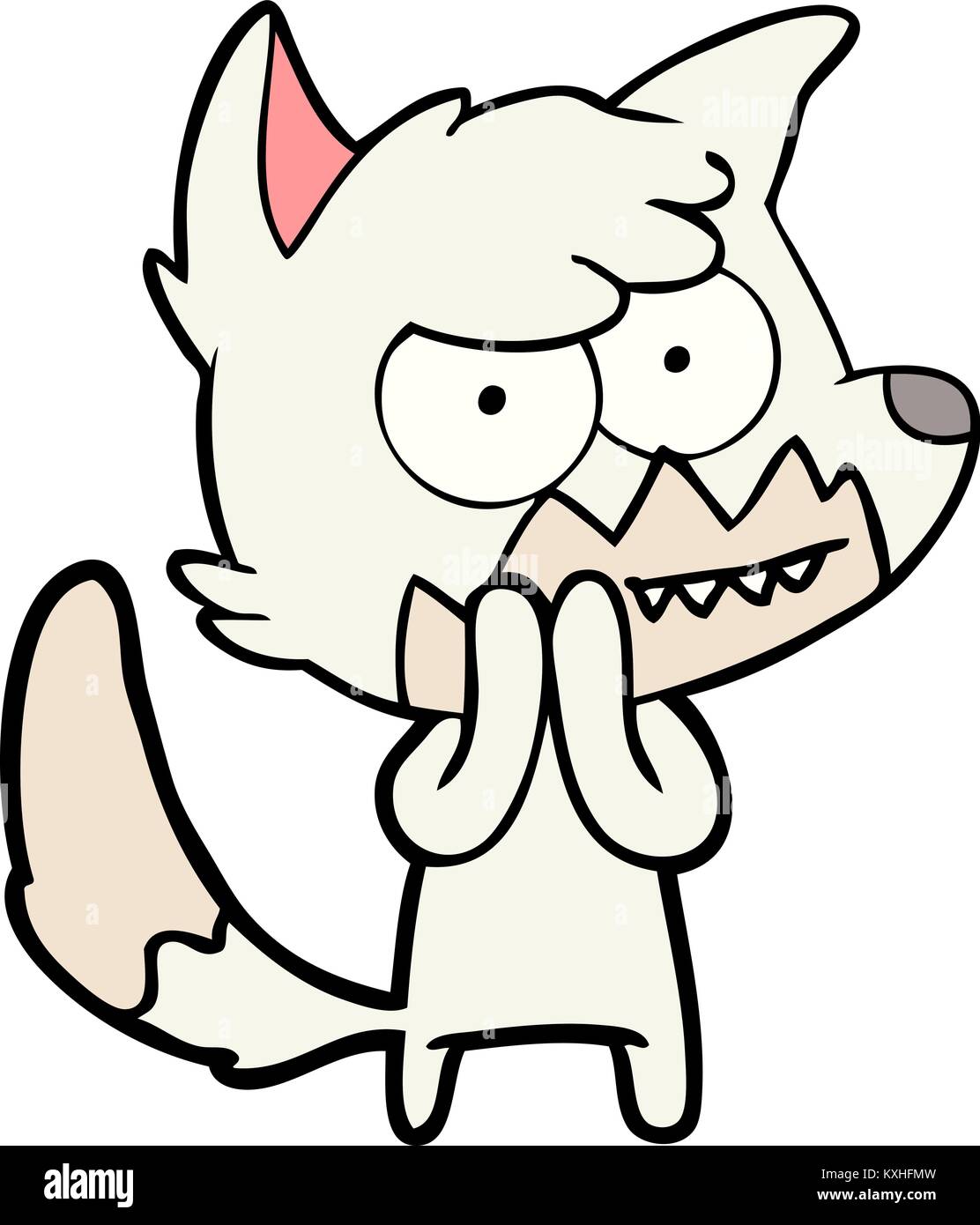 cartoon grinning fox Stock Vector Image & Art - Alamy