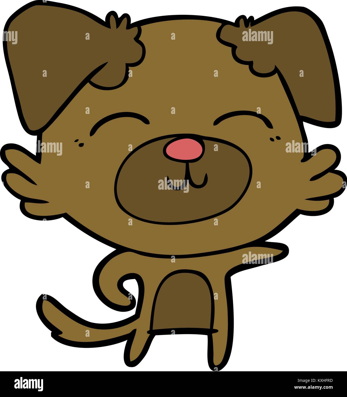 cartoon dog pointing Stock Vector Image & Art - Alamy