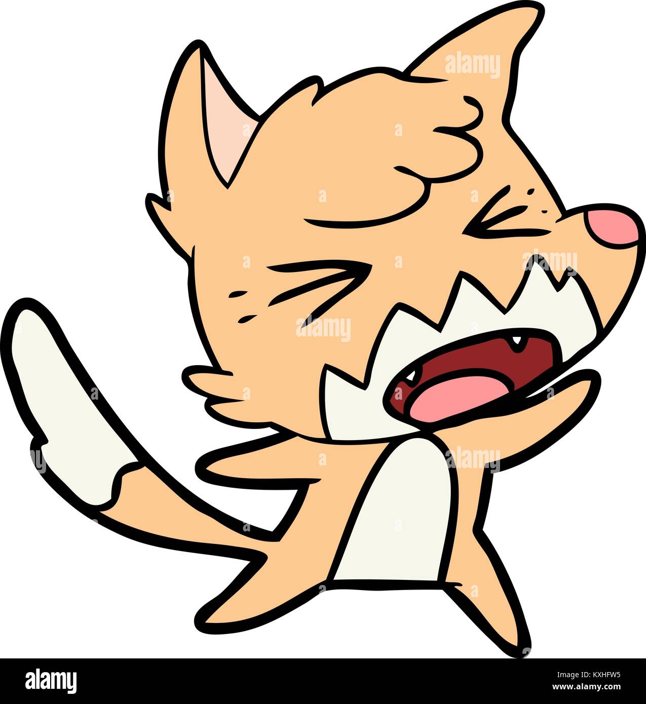 angry cartoon fox Stock Vector Image & Art - Alamy