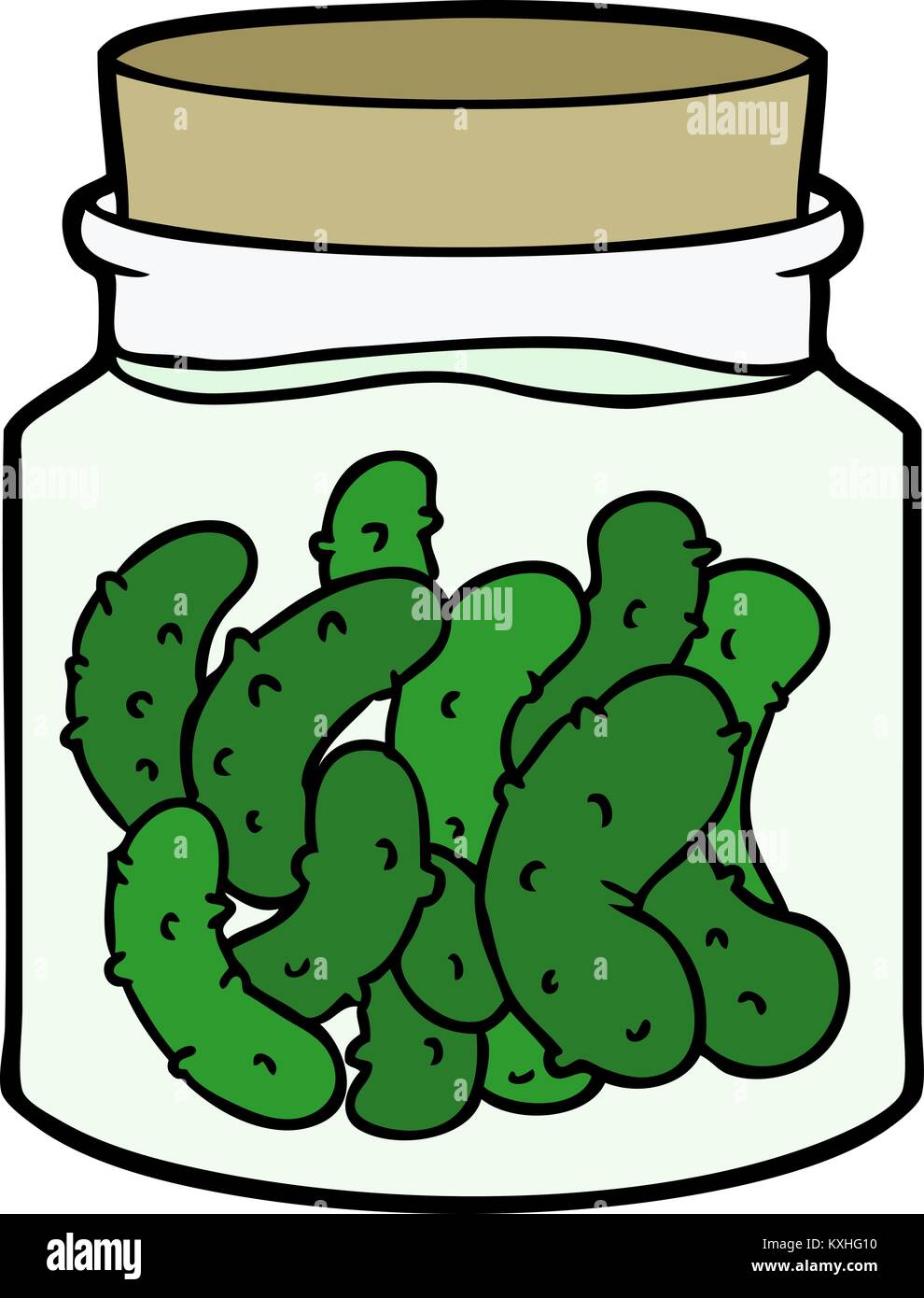 cartoon pickled gherkins Stock Vector Image & Art - Alamy