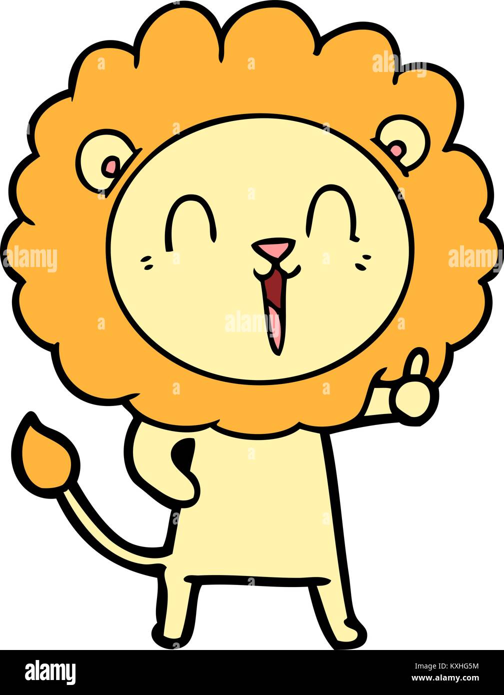 laughing lion cartoon Stock Vector Image & Art - Alamy