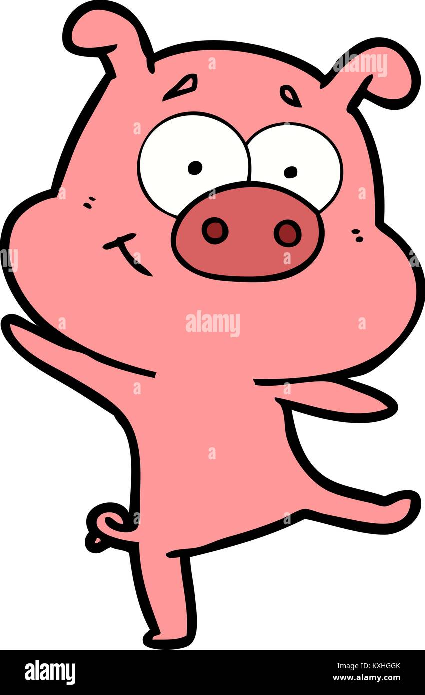Dancing Pig Clipart
