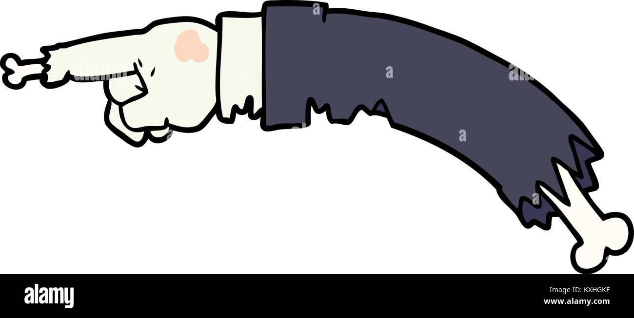 cartoon pointing zombie hand Stock Vector Image & Art - Alamy