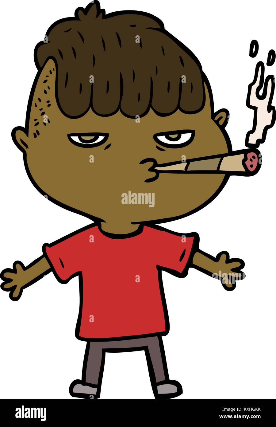 Cartoon boy cigar hi-res stock photography and images - Alamy