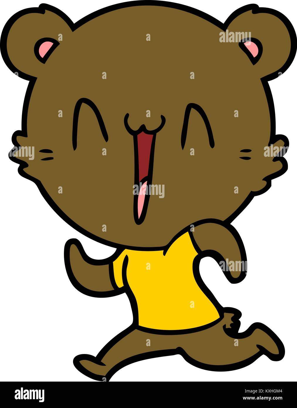 running bear cartoon Stock Vector Image & Art - Alamy