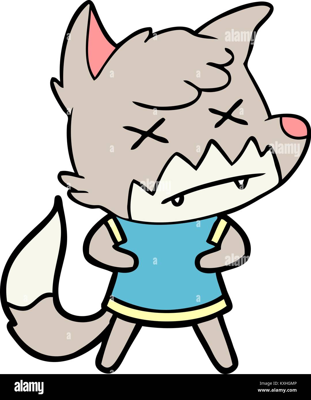 cartoon dead fox Stock Vector Image & Art - Alamy