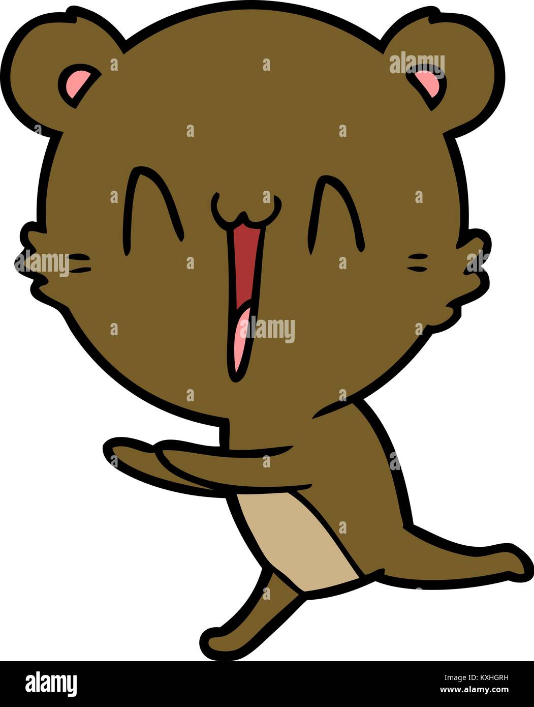 running bear cartoon Stock Vector Image & Art - Alamy