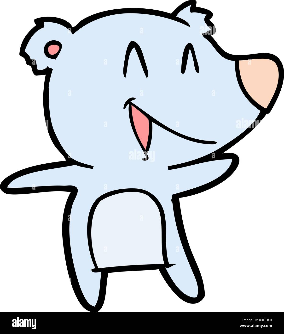 laughing bear cartoon Stock Vector Image & Art - Alamy