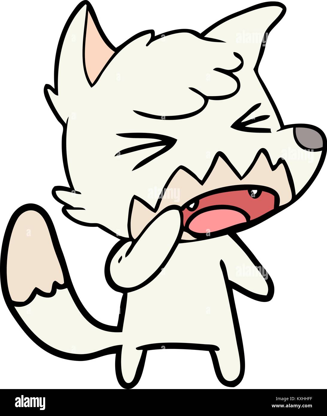 angry cartoon fox Stock Vector Image & Art - Alamy