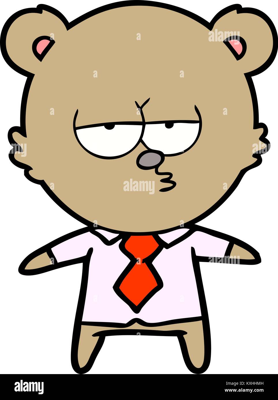 bear boss cartoon Stock Vector Image & Art - Alamy