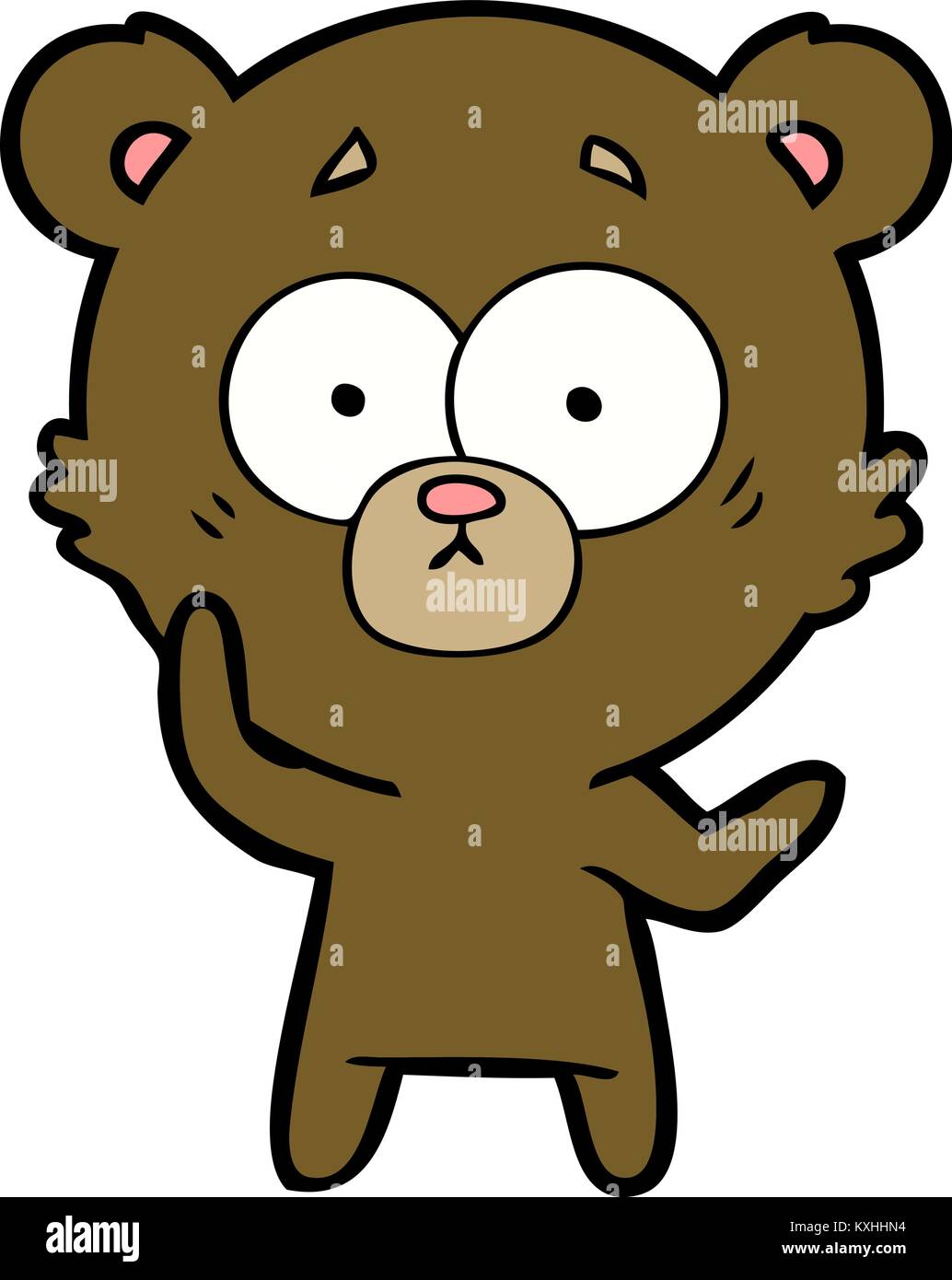 surprised bear cartoon Stock Vector Image & Art - Alamy