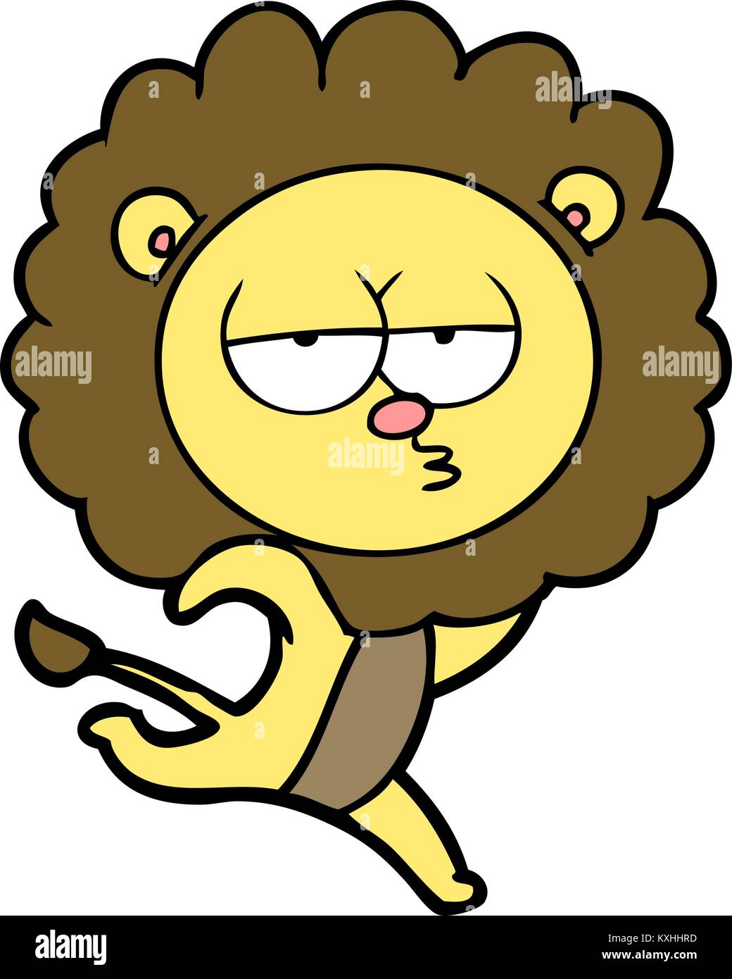 cartoon running lion Stock Vector Image & Art - Alamy