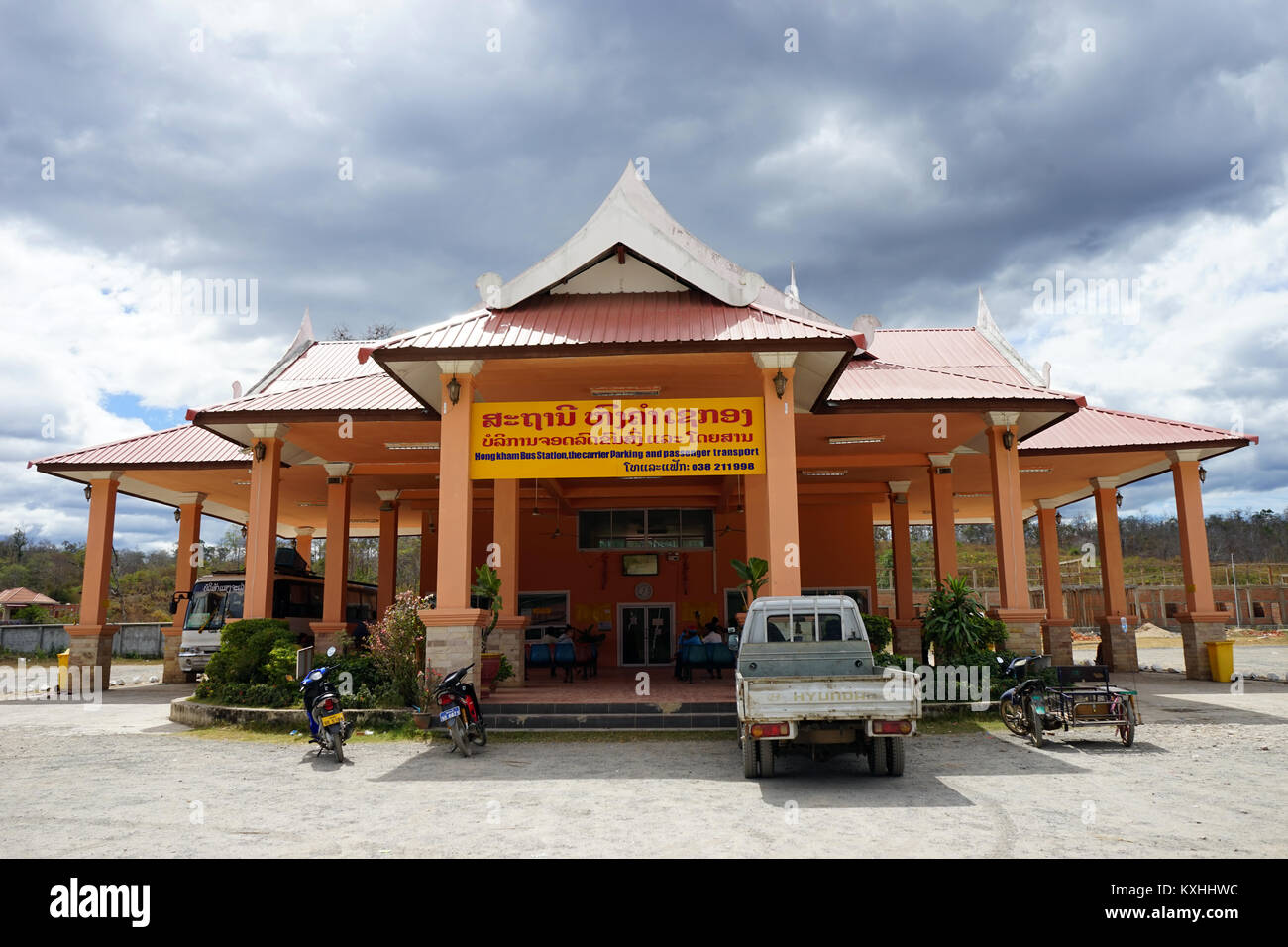 Laos bus station hi-res stock photography and images - Alamy