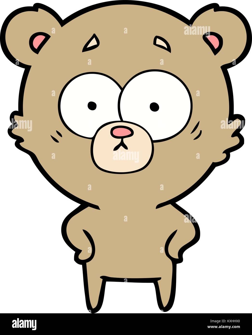 surprised bear cartoon Stock Vector Image & Art - Alamy