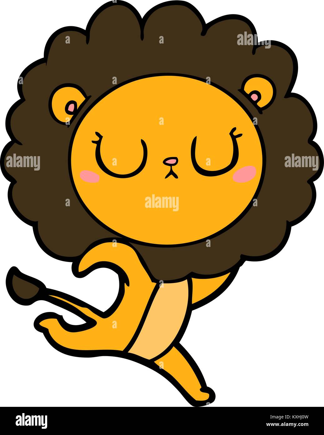 cartoon running lion Stock Vector Image & Art - Alamy