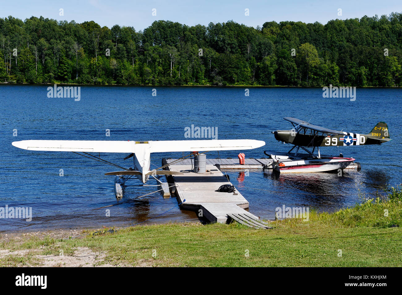 Hydroplane in Quebec province - Canada Stock Photo - Alamy