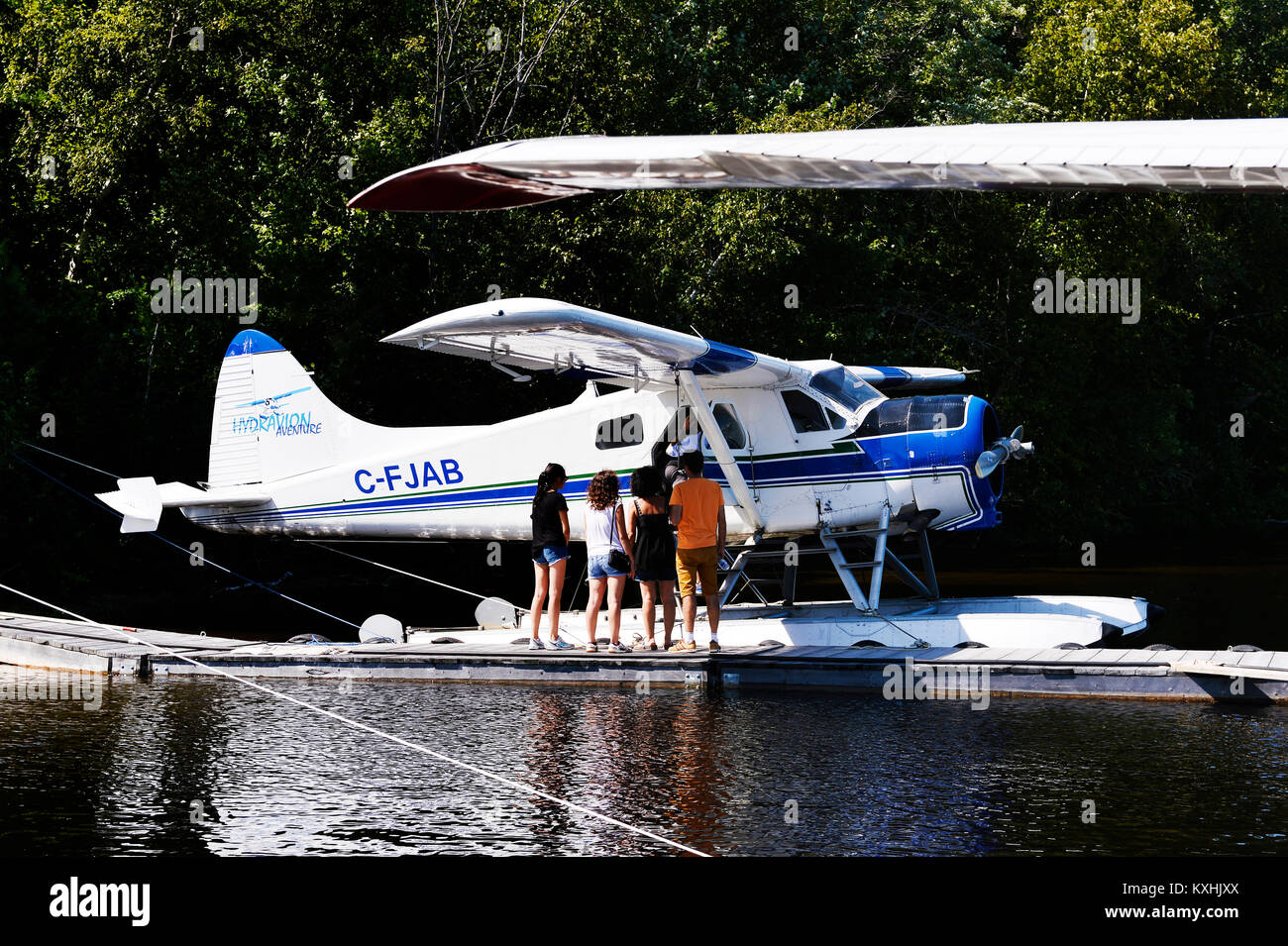 Hydroplane in Quebec province - Canada Stock Photo - Alamy