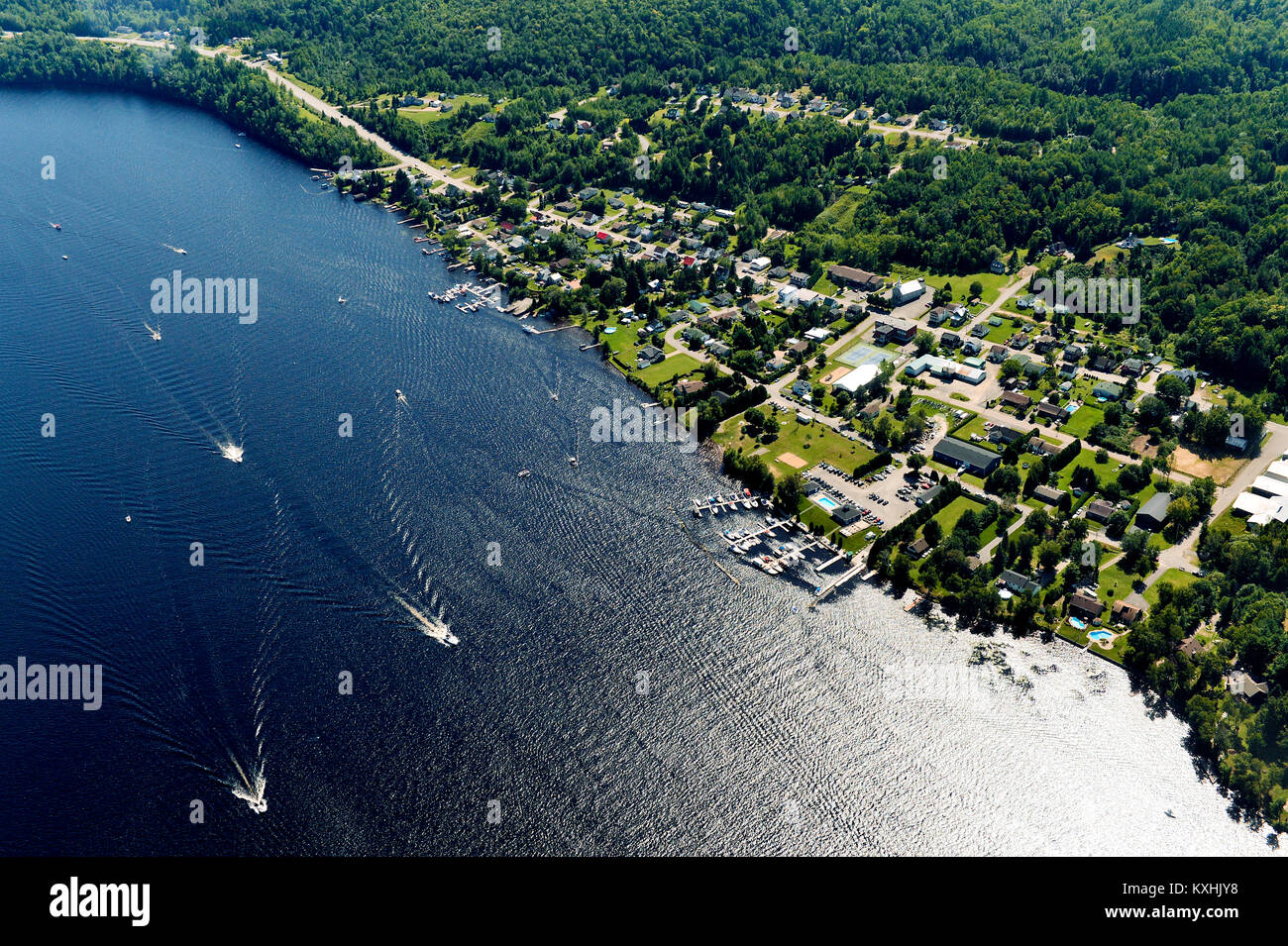 Hydroplane in Quebec province - Canada Stock Photo - Alamy
