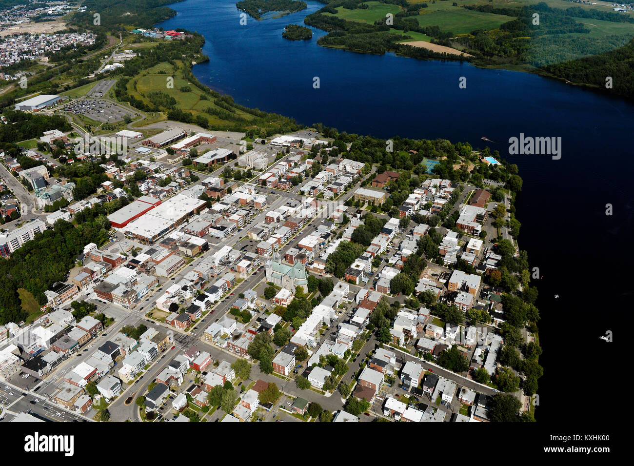 Hydroplane in Quebec province - Canada Stock Photo - Alamy