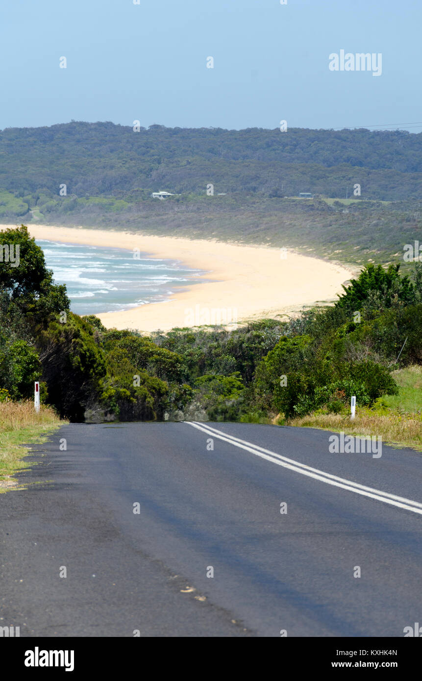 Sand beach road highway hi-res stock photography and images - Alamy
