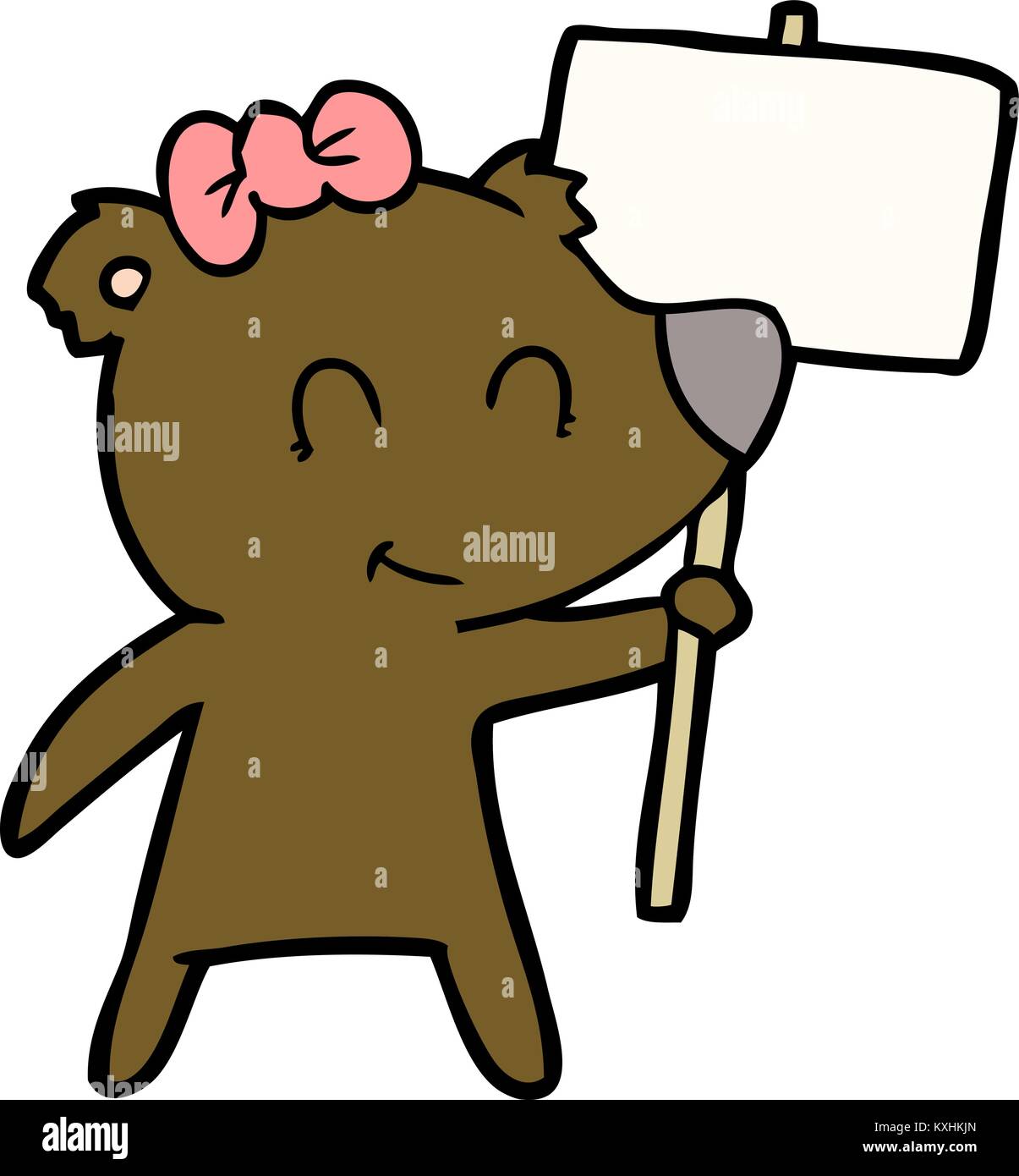 female bear cartoon Stock Vector Image & Art - Alamy