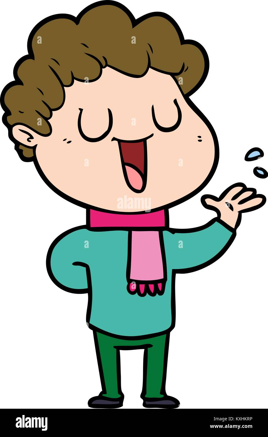 cartoon man talking Stock Vector Image & Art - Alamy